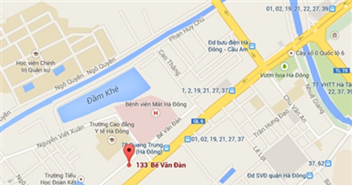 Phố Bế Văn Đàn, quận Hà Đông, Hà Nội.