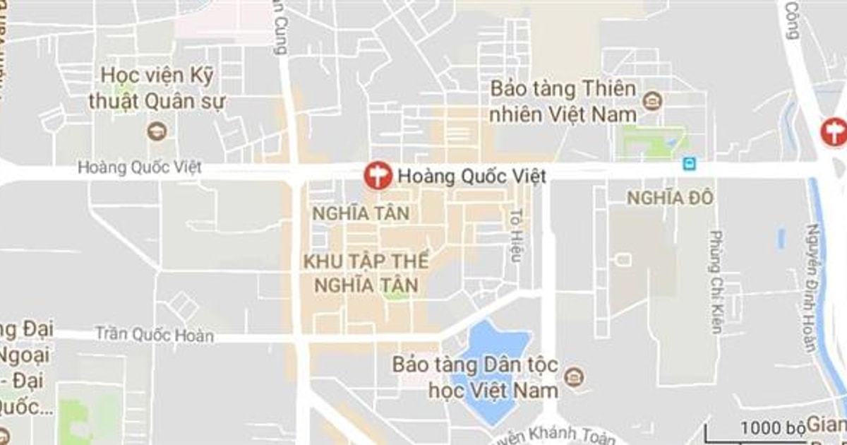 Đường Hoàng Quốc Việt, quận Cầu Giấy, Hà Nội.