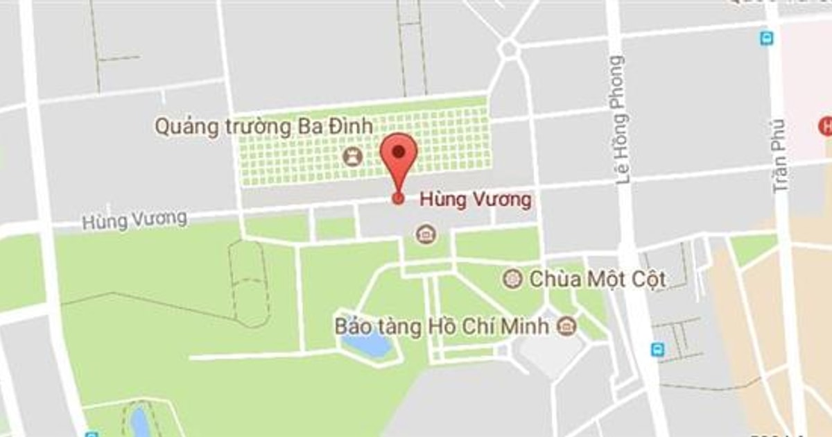 Đường Hùng Vương, quận Ba Đình, Hà Nội