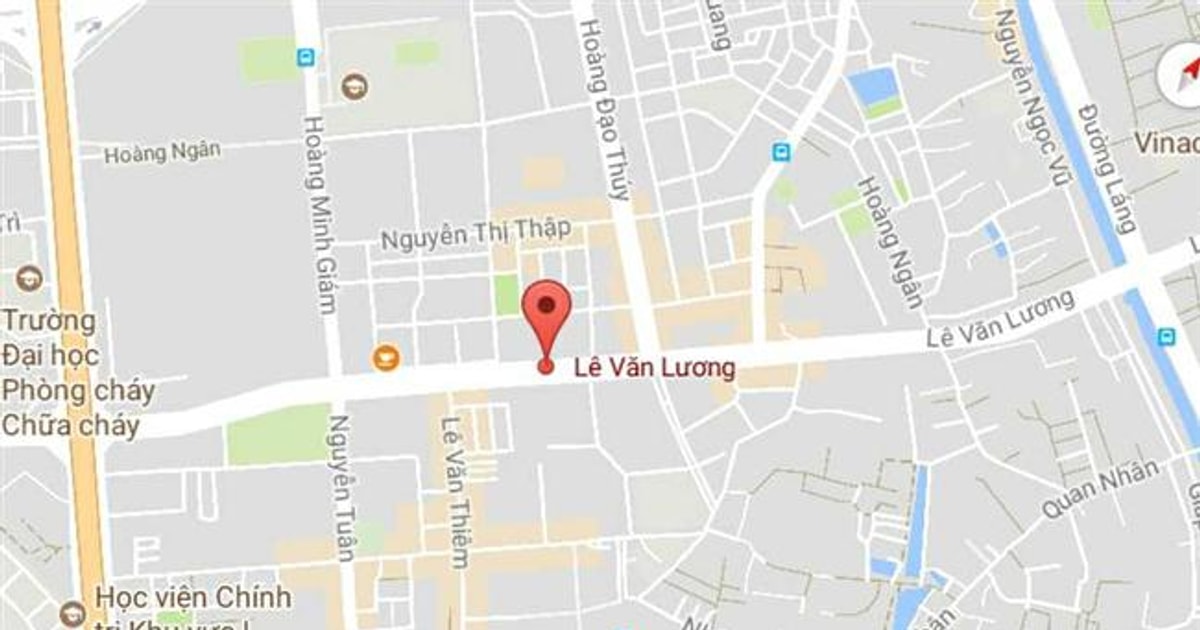 Đường Lê Văn Lương, thuộc quận Cầu Giấy và quận Thanh Xuân, Hà Nội.
