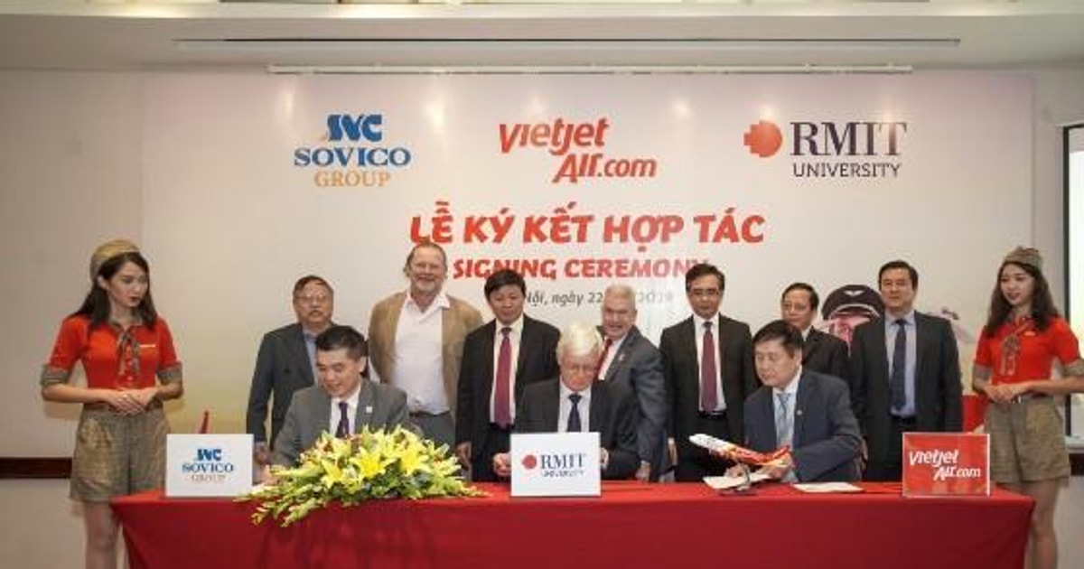 Đại học RMIT hợp tác với Sovico và Vietjet đẩy mạnh đào tạo hàng không