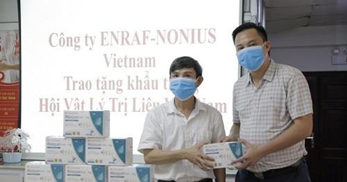 Enraf Nonius Vietnam tiếp sức cùng hội viên Hội Vật lý trị liệu Việt Nam phòng chống đại dịch ...