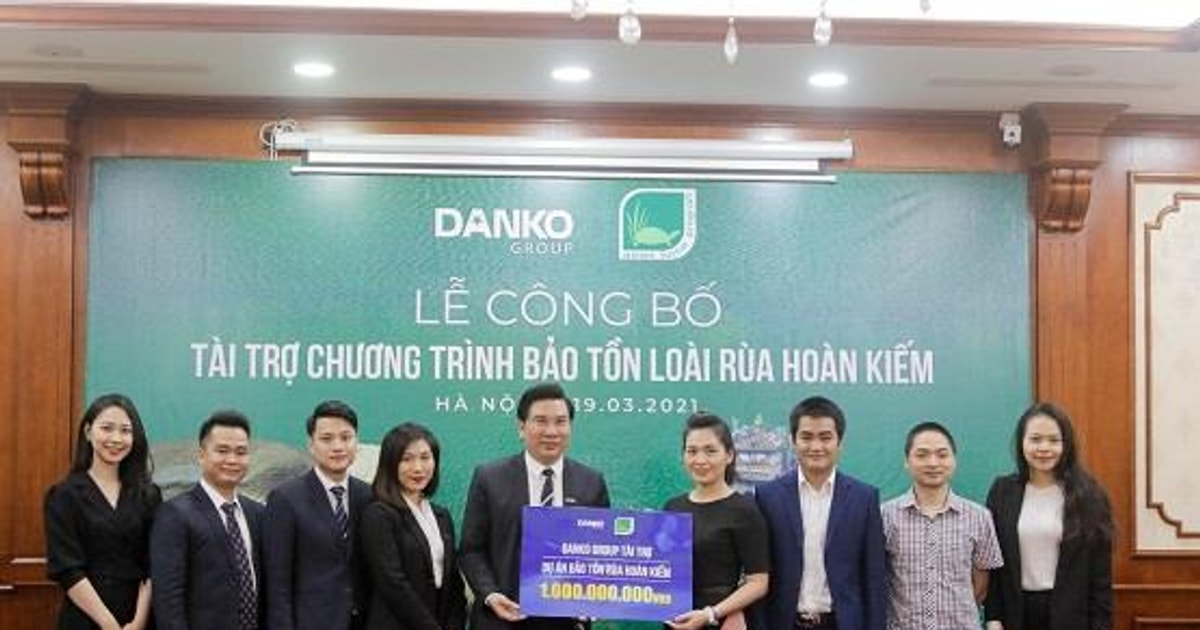DANKO GROUP đồng hành cùng dự án bảo tồn rùa Hoàn Kiếm
