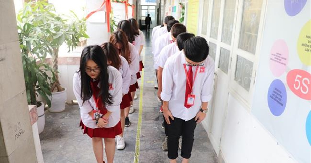 Trường THPT Hoàng Long giáo dục chuẩn phong cách Nhật Bản