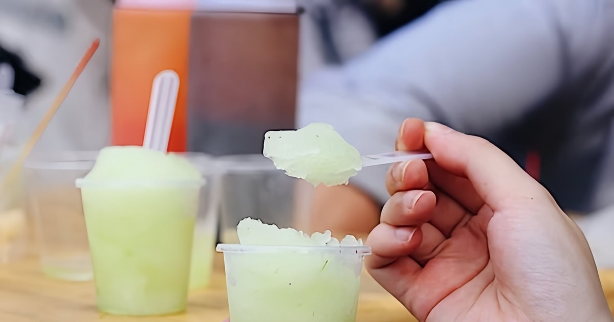Kem chanh đá bào tuổi thơ của người Hà Nội