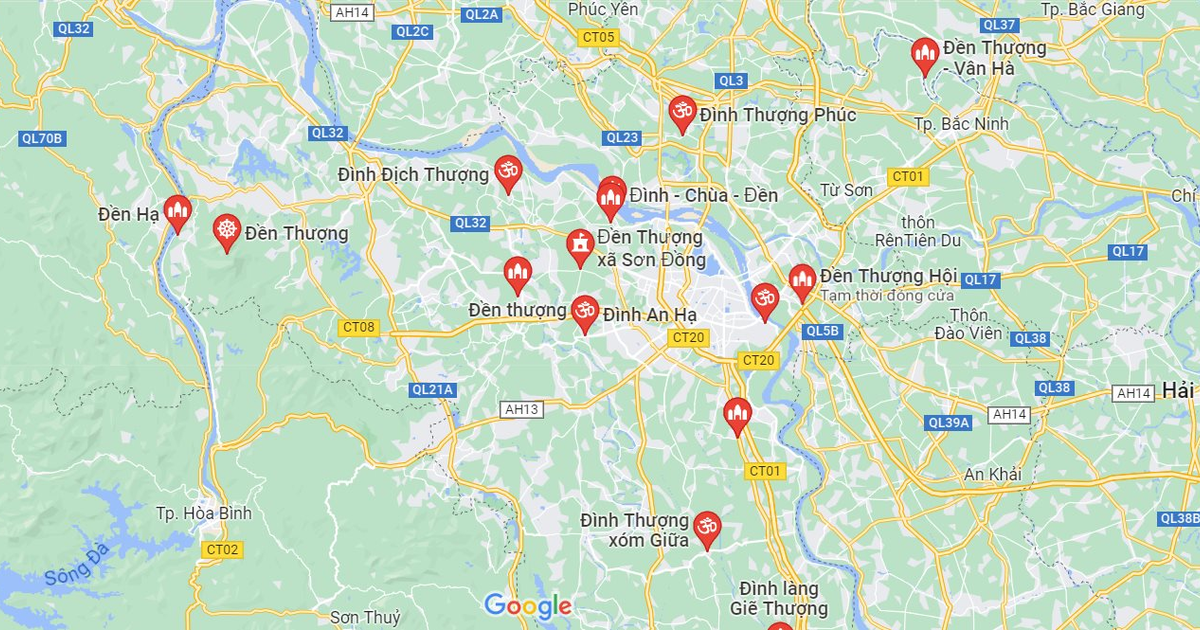 Đình, đền Thượng, đền Hạ (huyện Mỹ Đức)