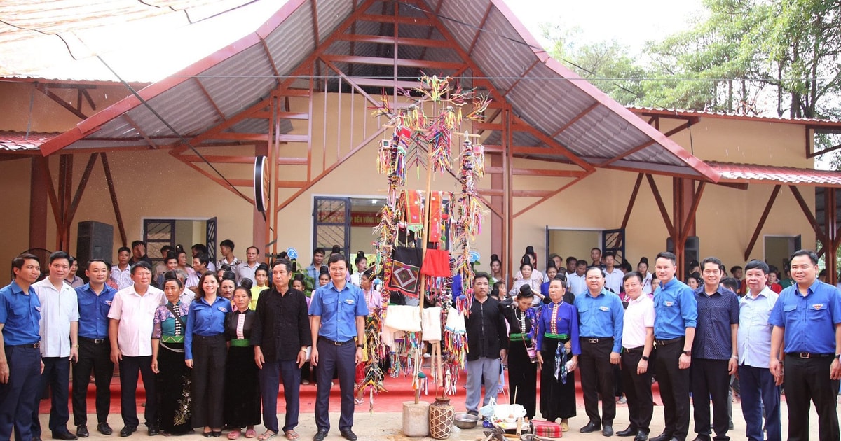 Khánh thành Nhà Văn hóa cộng đồng tặng người dân tộc La Ha