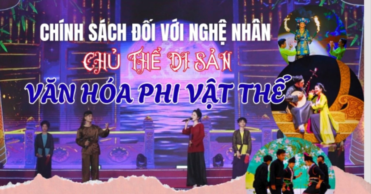 [Infographic] Chính sách đối với nghệ nhân, chủ thể di sản văn hóa phi ...