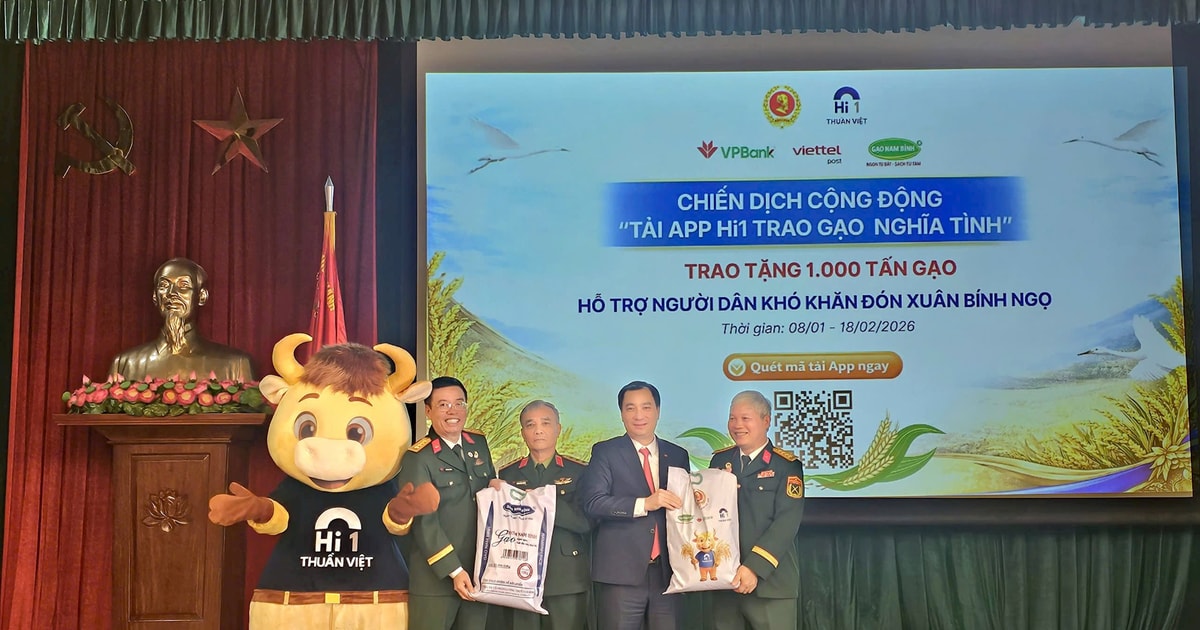 Phát động Chiến dịch cộng đồng “Tải ứng dụng Hi1 - Trao gạo nghĩa tình”