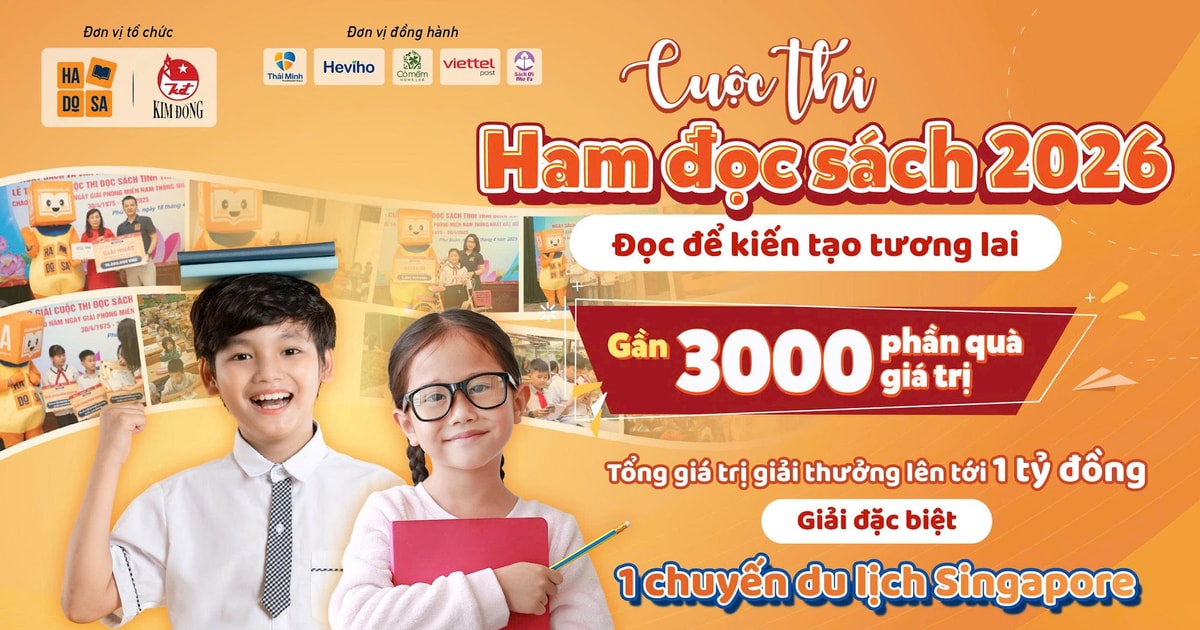 Phát động cuộc thi đọc sách trực tuyến “Ham đọc sách 2026”