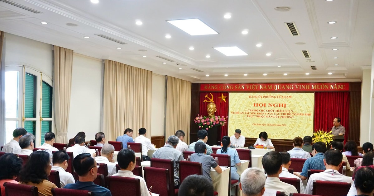 Cải tổ chi bộ tổ dân phố tại phường Cửa Nam: Khi lòng dân hòa quyện ...